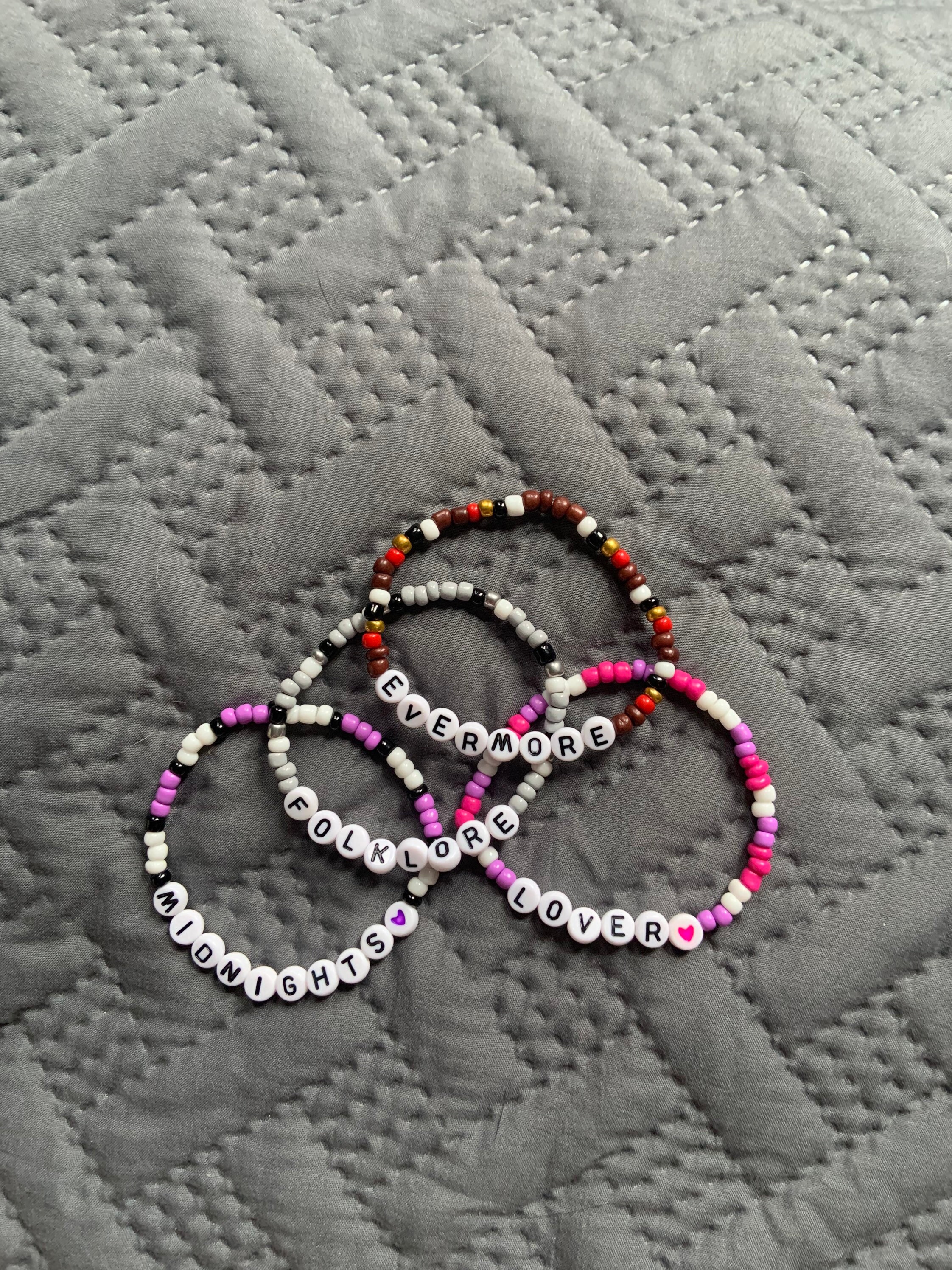 Taylor Swift Themed Album Bracelets. Taylor Swift Eras Tour - Etsy