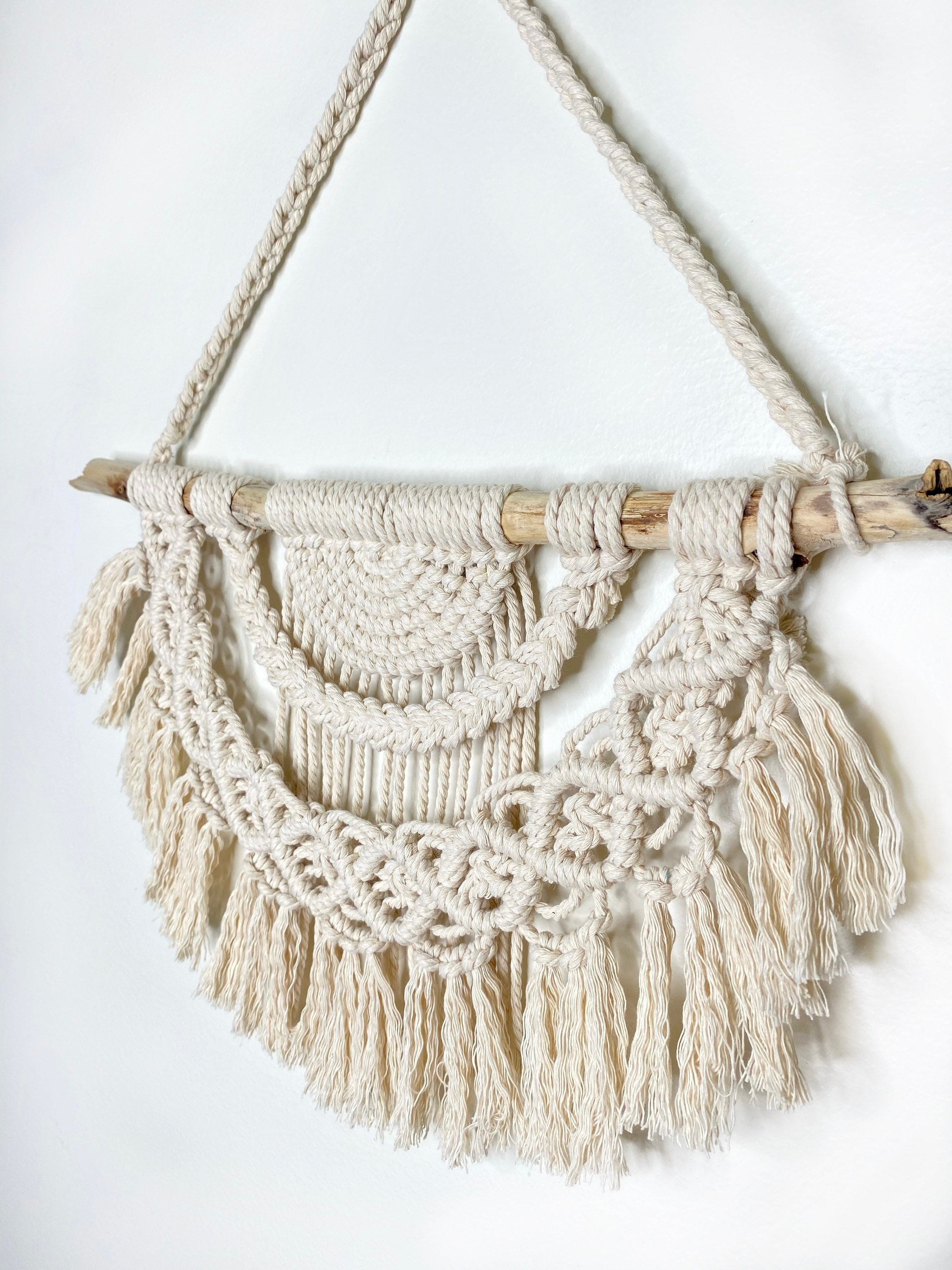 Round Fringe Wall Hanging - Etsy