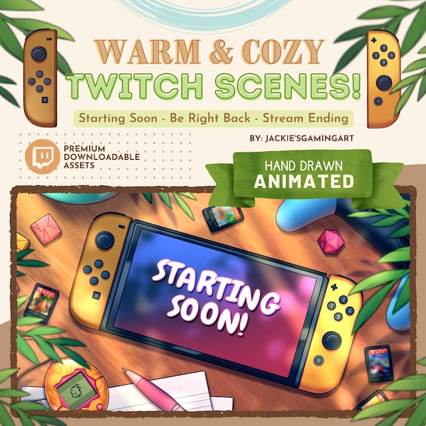 Nintendo Switch Twitch Overlays - Etsy
