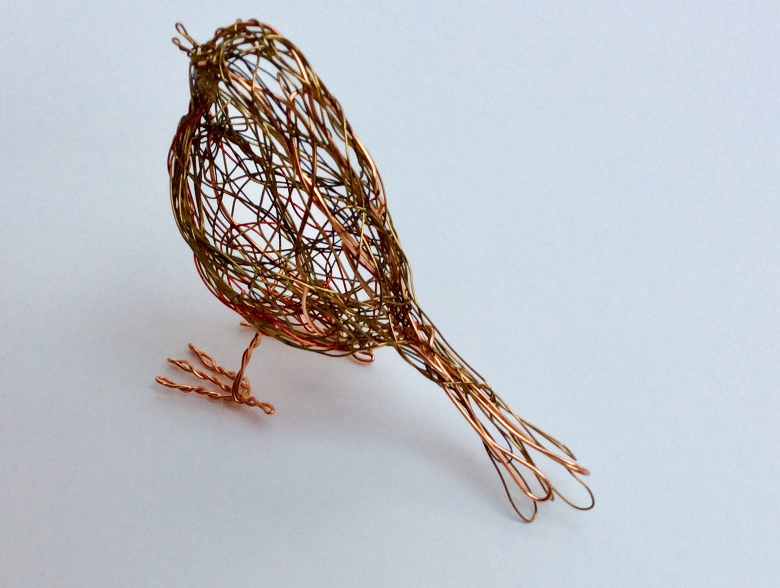 Wire Sculpture Bird Robin Ornament Wire Bird Robin Life - Etsy