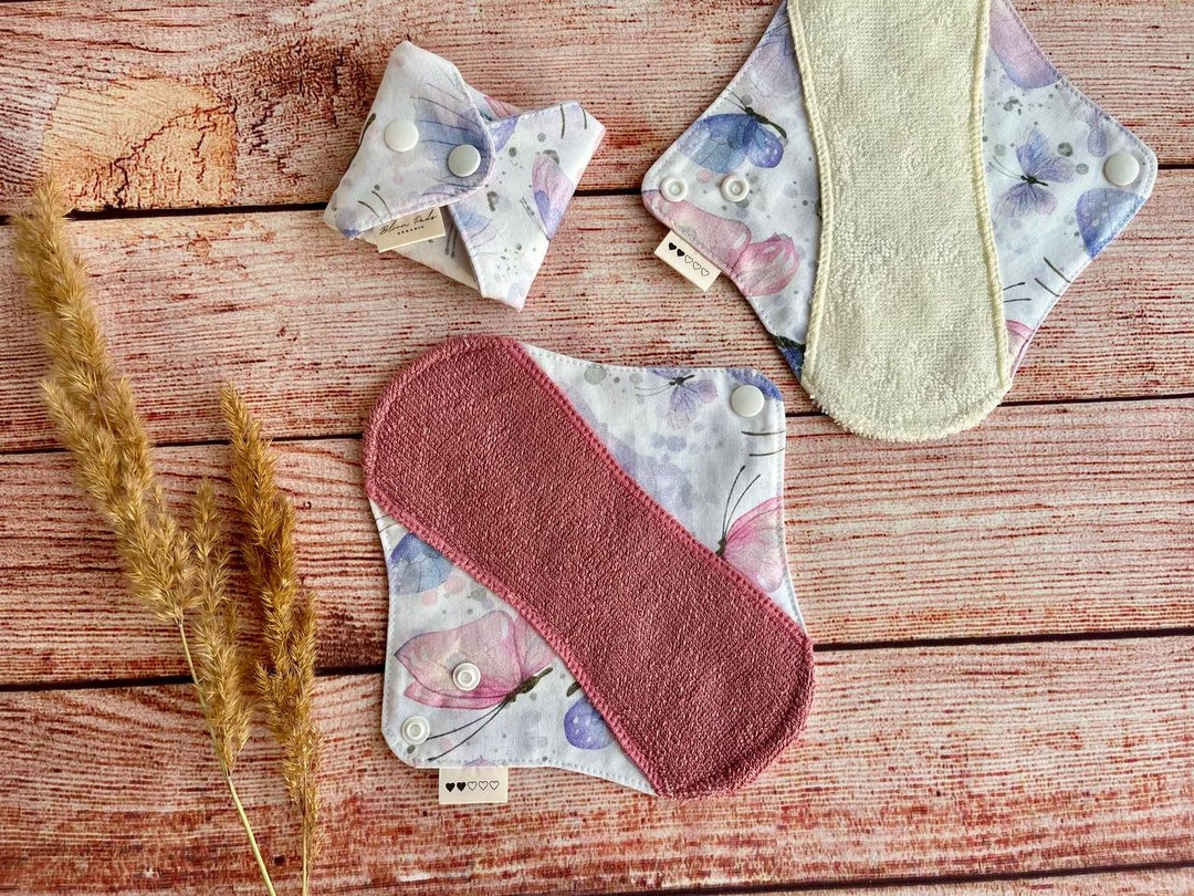 Buy Organic Period Pads, Reusable Menstruating Cloth Pads, Soft and ...