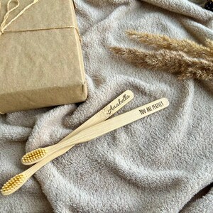 Personalized Bamboo Toothbrush: Custom Engraved Eco-friendly Gift - Etsy