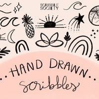 Hand Drawn Doodles and Scribbles SVG, Heart Doodle SVG, Arrow SVG Cut ...