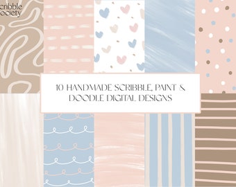 Back to School Clipart Crayon Doodles Crayone Scribbles - Etsy