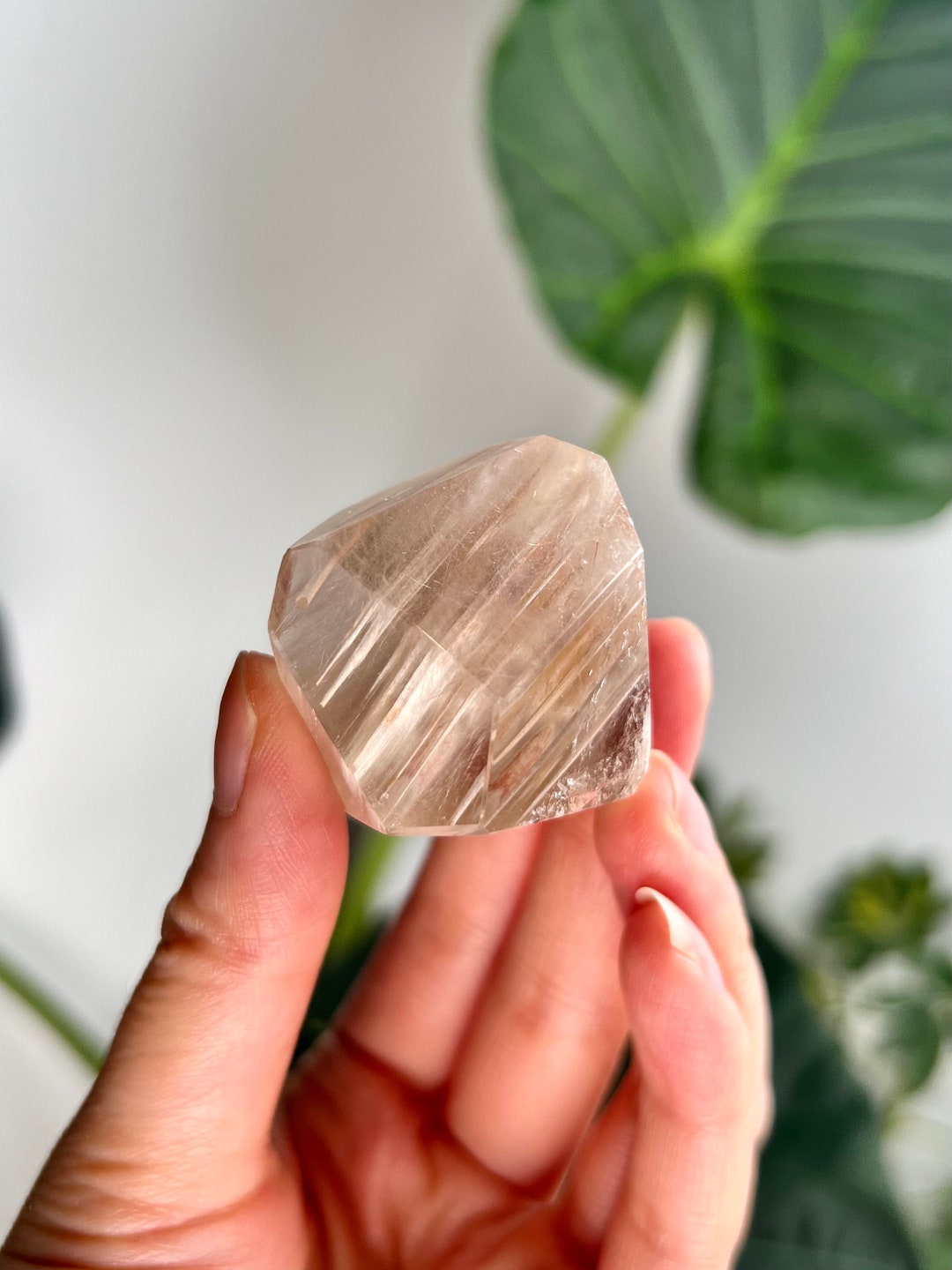 Grade AAA Natural Rutile Amphibole Quartz, Angel Phantom Quartz - From ...