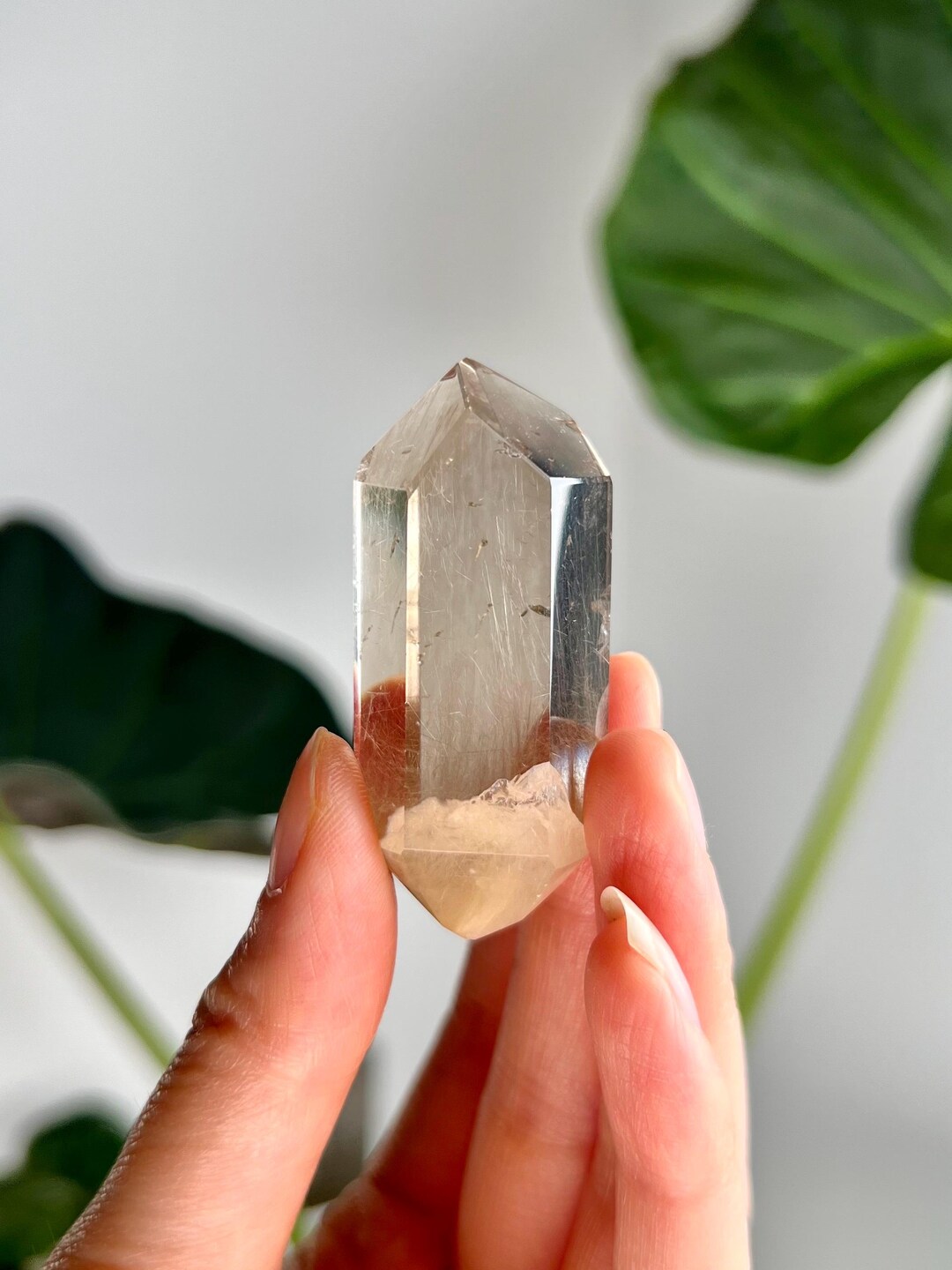 Grade AAA+ Natural Smoky Rutile Amphibole Quartz DT, Angel Phantom ...