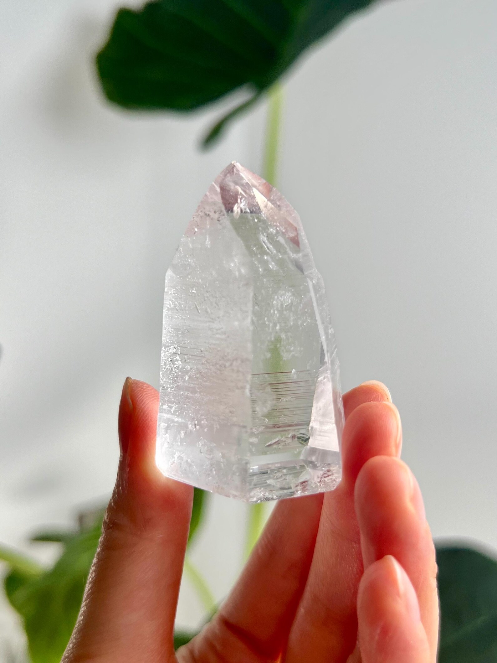 Grade AAA Lemurian Tower With Barcodes - Semi-polished, Top Quality ...
