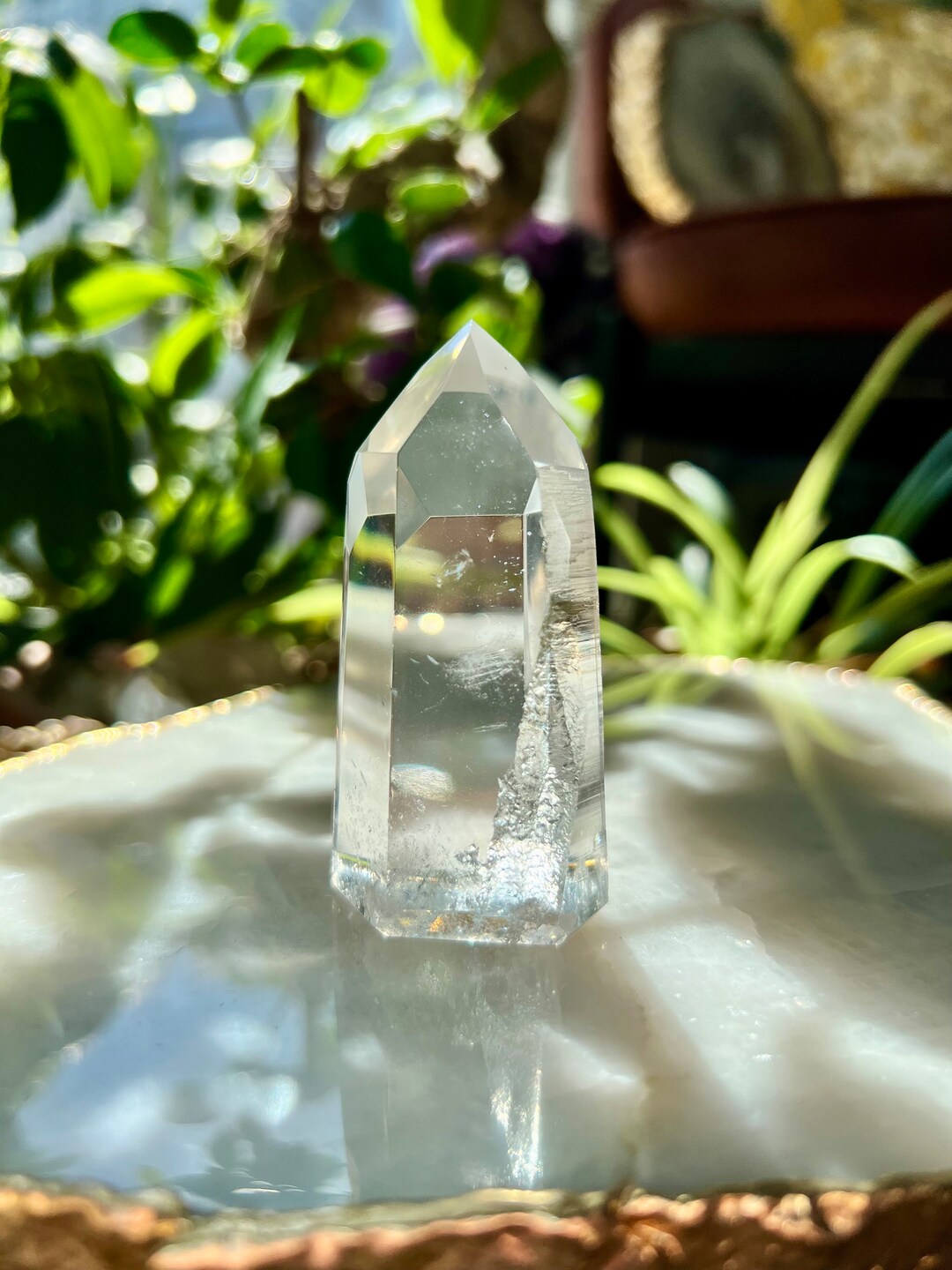 Grade AAA Lemurian Towers With Barcodes and Self-healed - Semi-polished ...