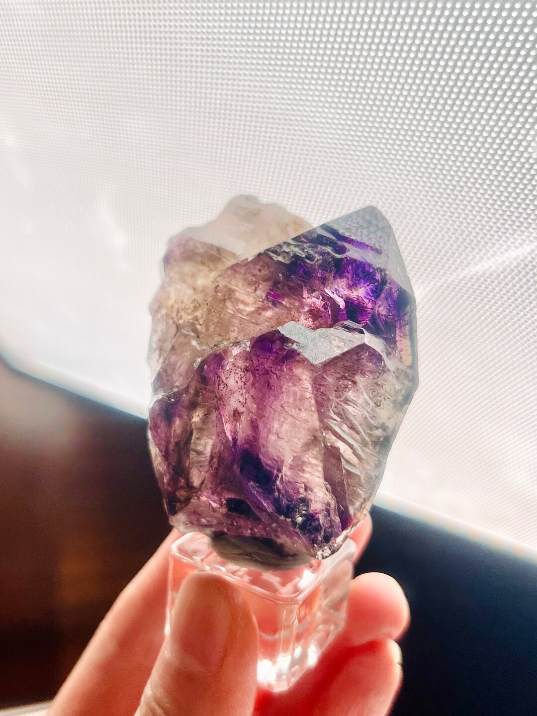 Grade AAA Rare Super Seven Enhydro Elestial Crystal Specimen, Water ...