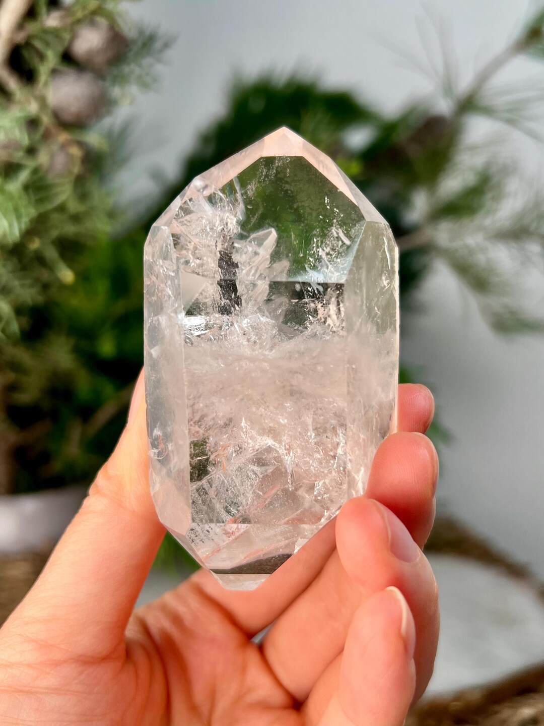 Grade AA DT Manifestation (penetration) Quartz Point, | Corinto, Brazil ...