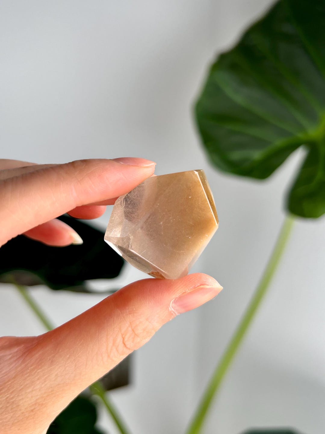 Grade AAA Natural Rutile Amphibole Quartz, Angel Phantom Quartz - From ...