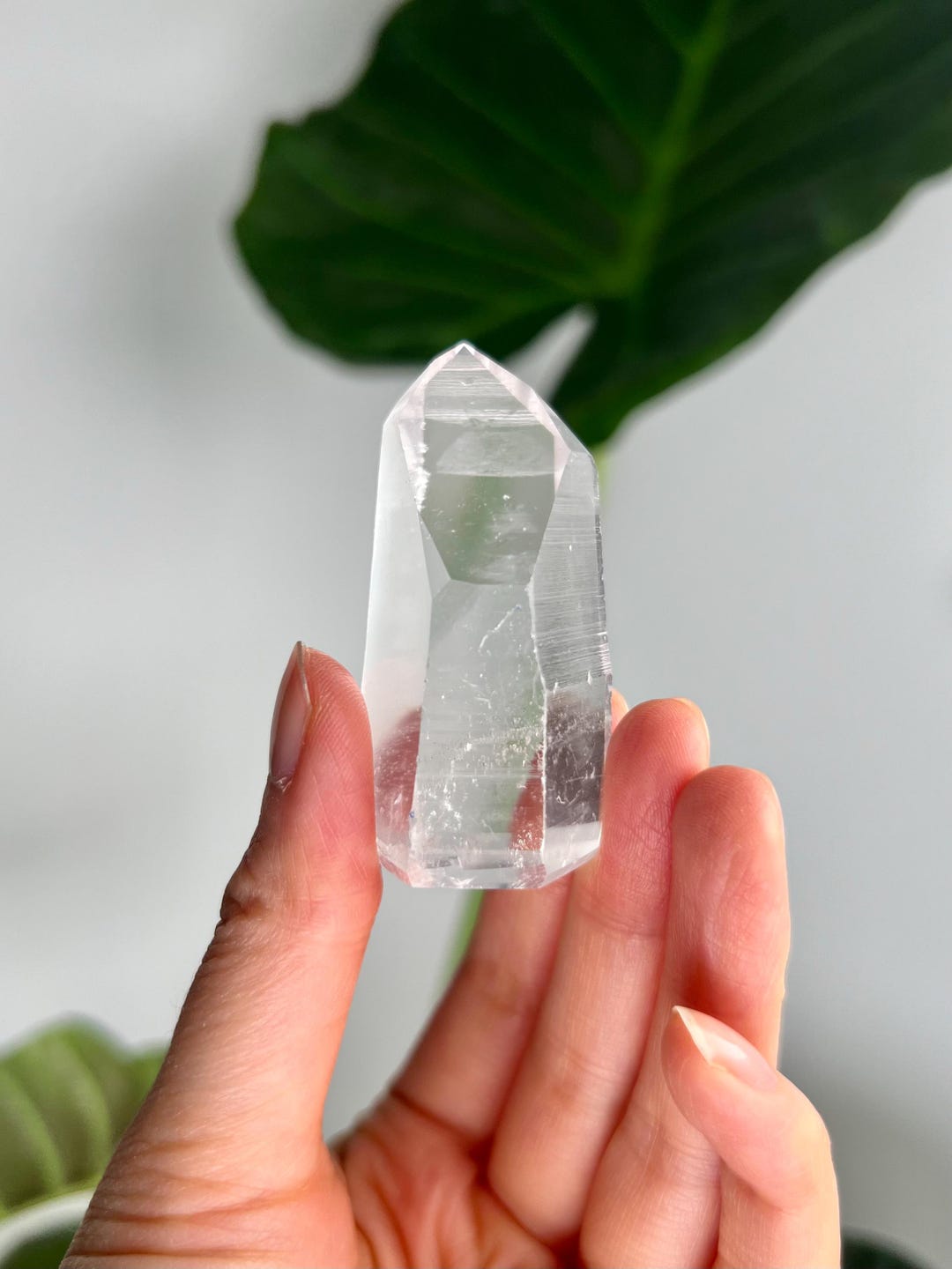 Grade AAA Lemurian Tower With Barcodes - Semi-polished, Top Quality ...