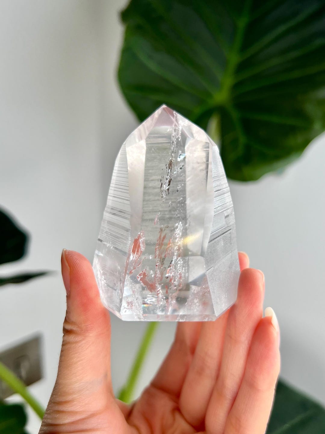 Grade AAA Lemurian Tower With Barcodes - Semi-polished, Top Quality ...