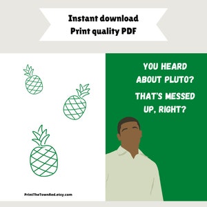 Psych Card . Instant Download . Printable Card . Psych Gus . You Heard ...
