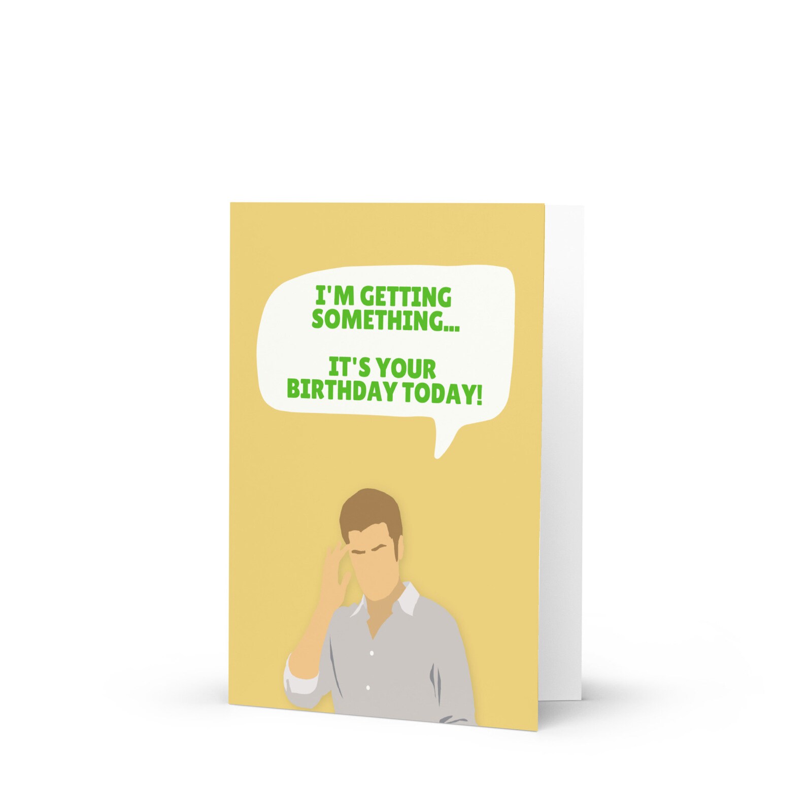 Psych Birthday Card . Quality Printed Greeting Card . Birthday Card ...