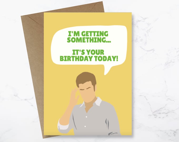 Psych Birthday Card Shawn and Gus, Funny TV Show, TV Detective, Card ...