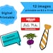 The Office TV Show Photo Booth Props . Dunder Mifflin Photo Props ...