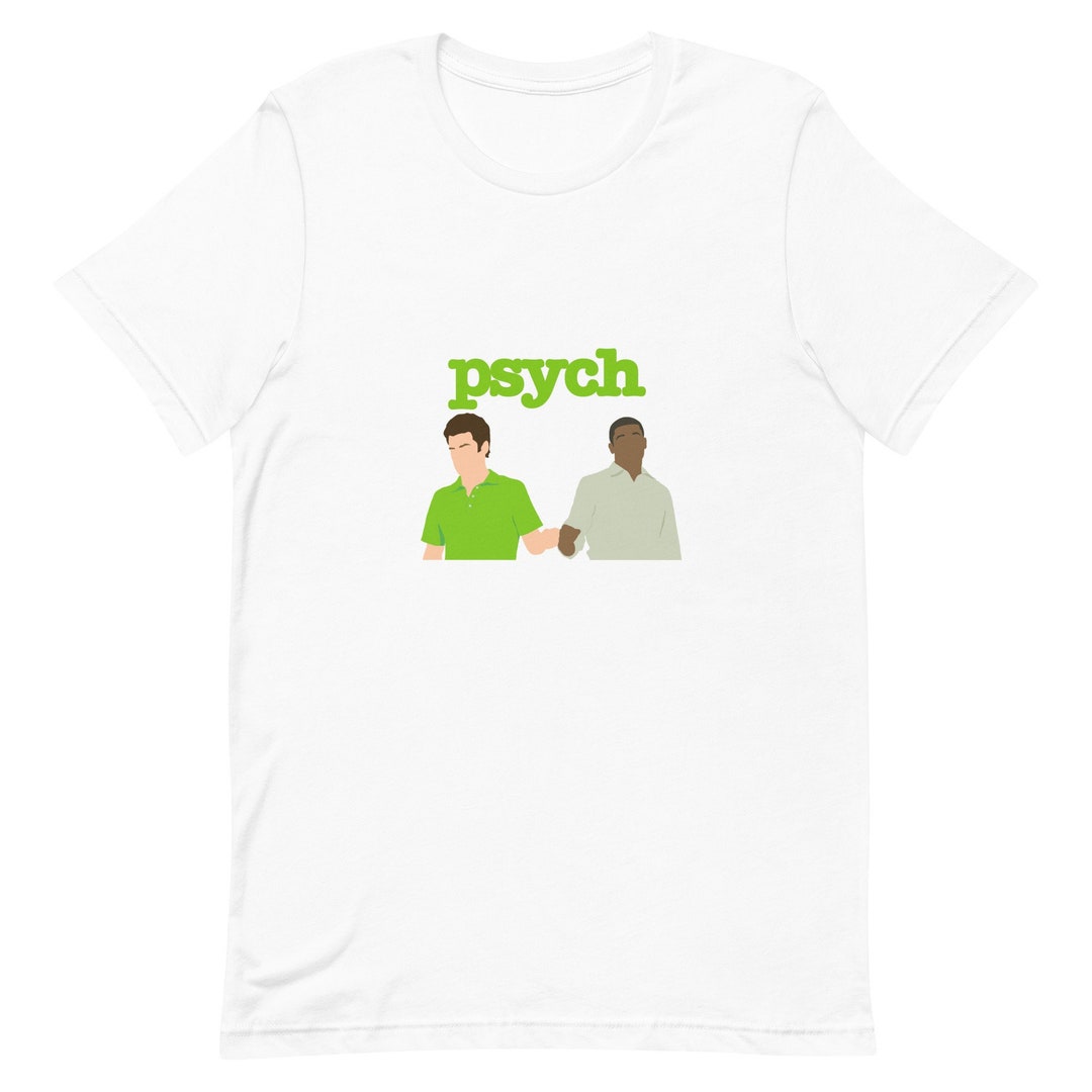 Psych Shirt Shawn and Gus Fist Bump Screen Printed Unisex Tshirt - Etsy