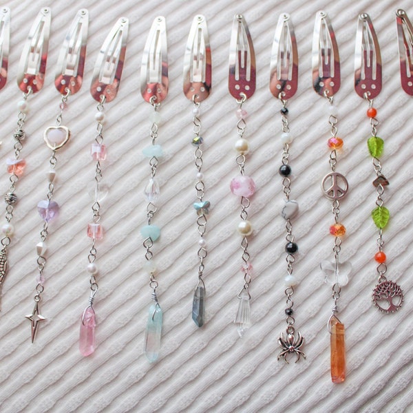 Beaded Hair Clip - Etsy
