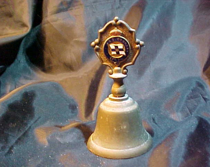 Rare Small Bronze Bell From S.S. Oronsay. Enamel Flag - Etsy