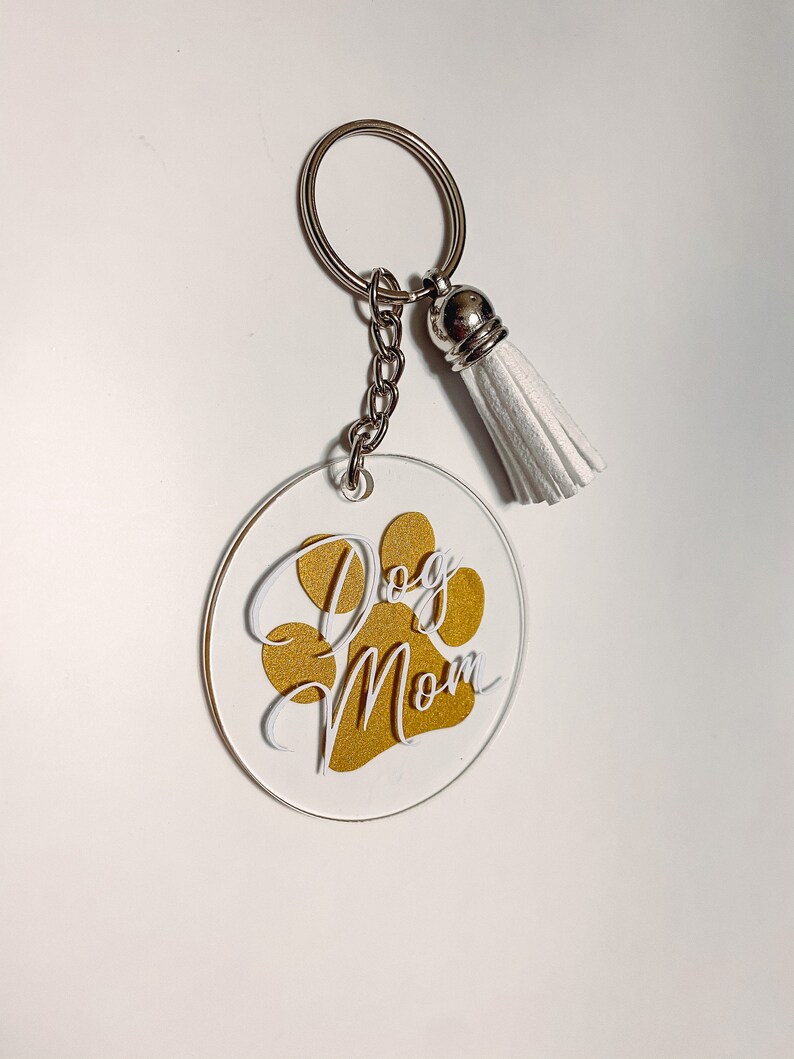 Custom Acrylic Keychain With Tassel - Etsy