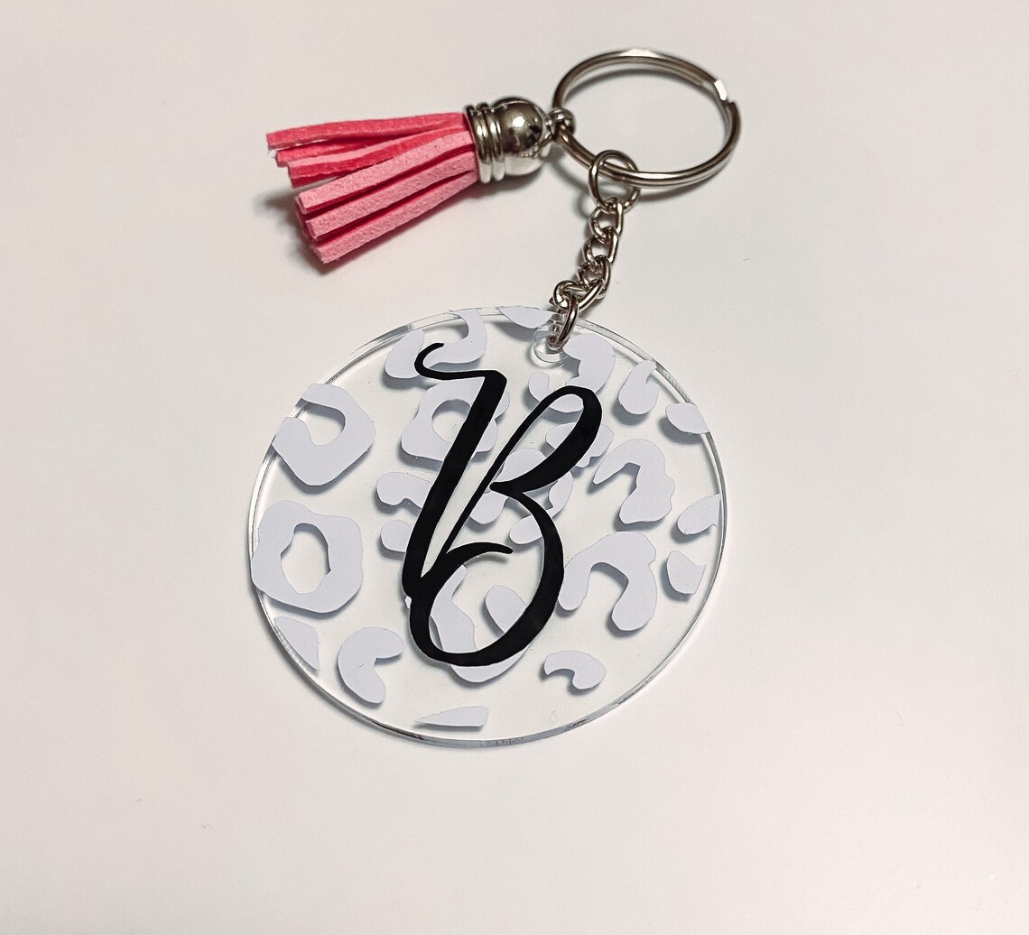 Custom Acrylic Keychain With Tassel - Etsy