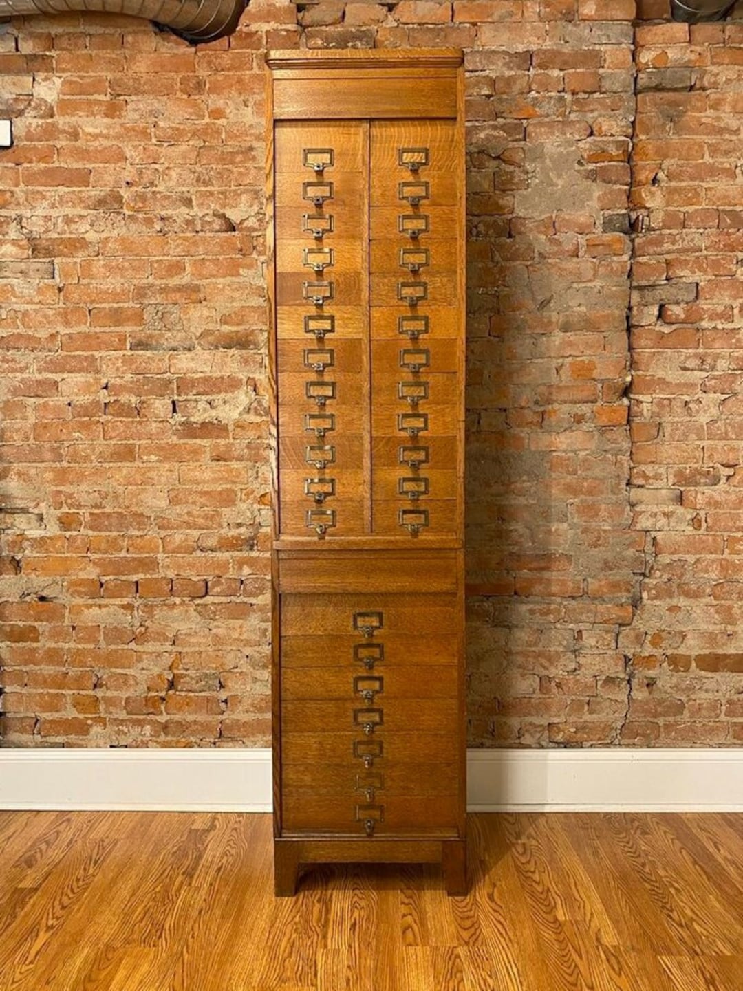 Antique Fed. Equip. Co. Tall Filing Cabinet - Etsy