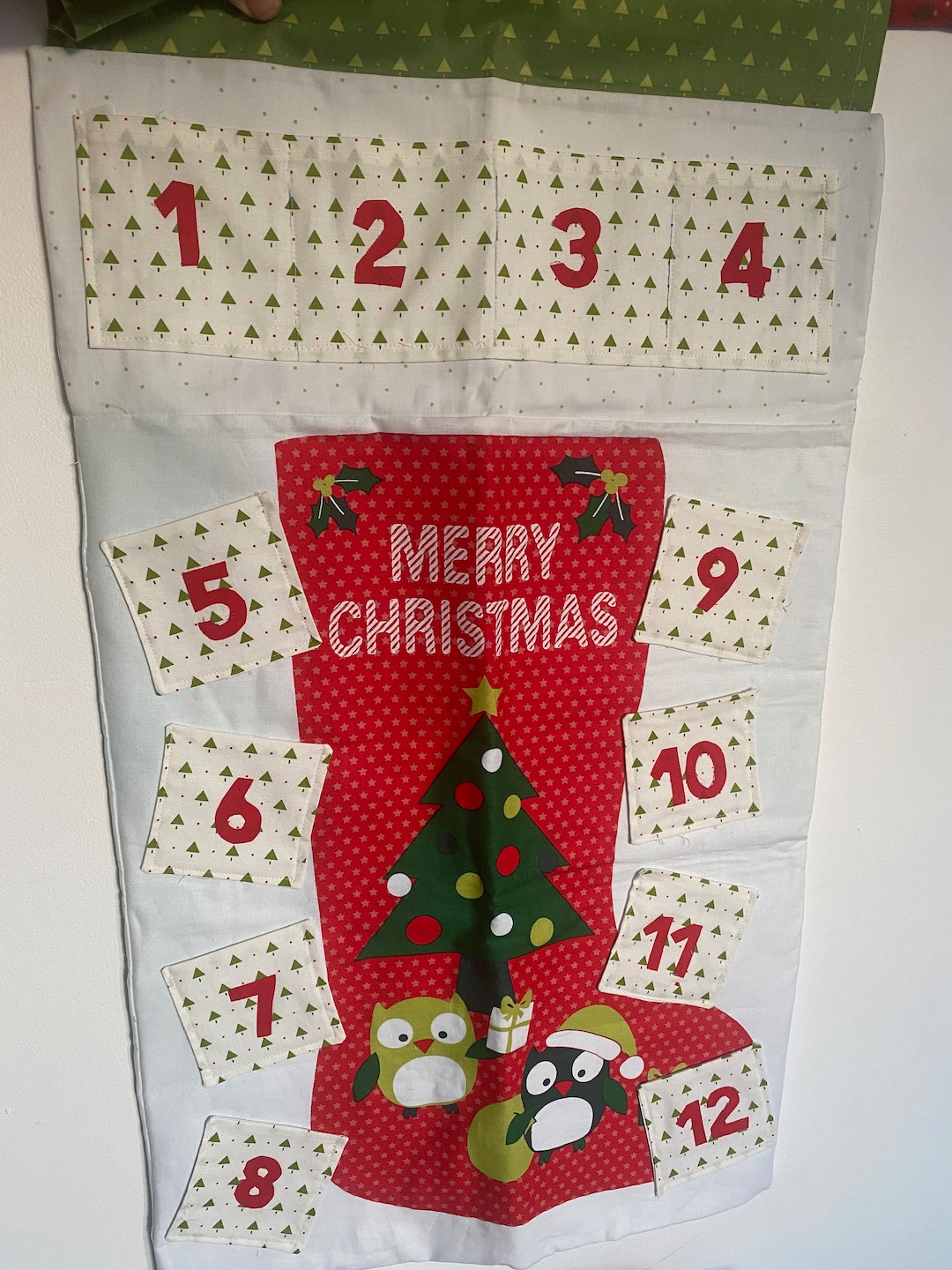 The 12 Days Times Two to Christmas Advent Calendar READY TO HANG - Etsy