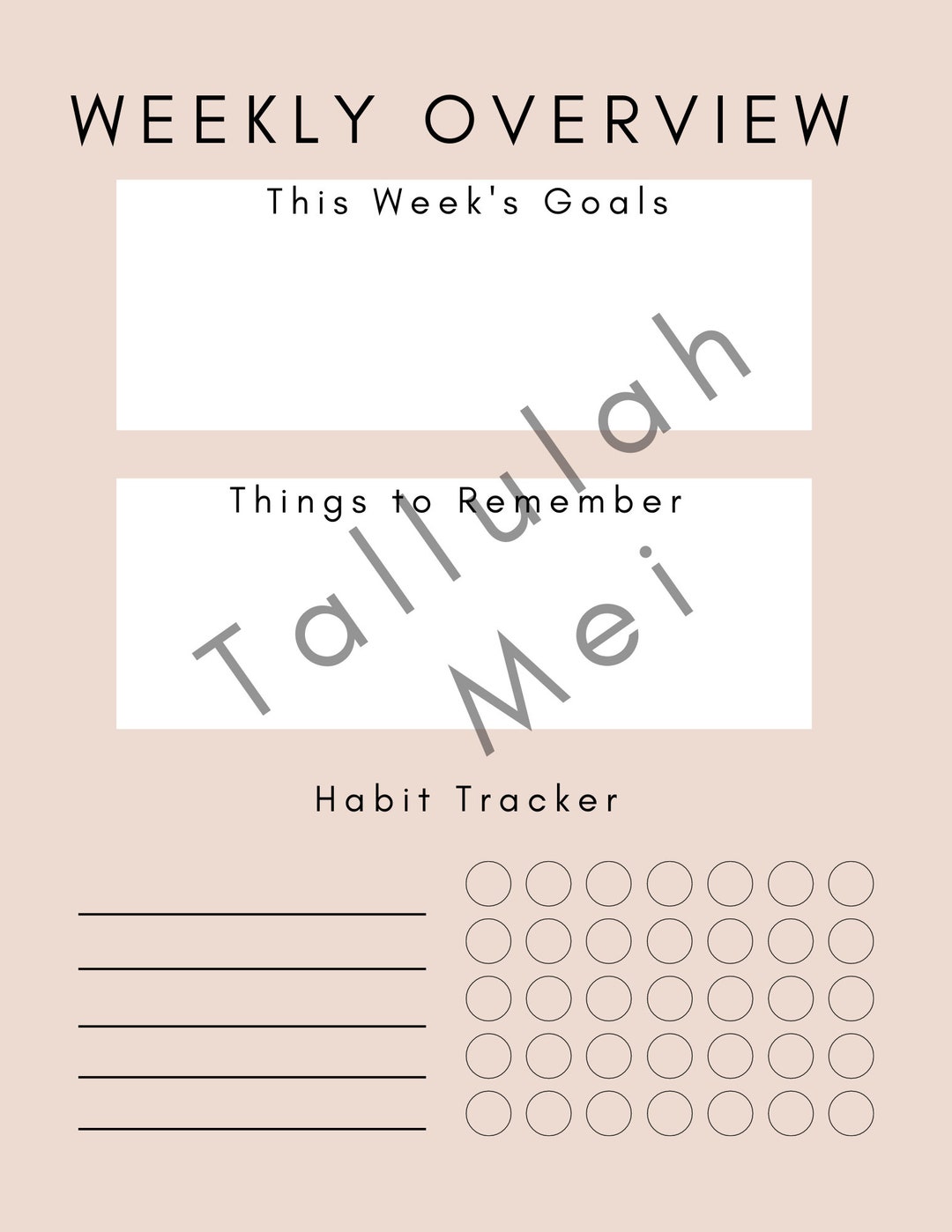 Six Month Life Planner - Etsy