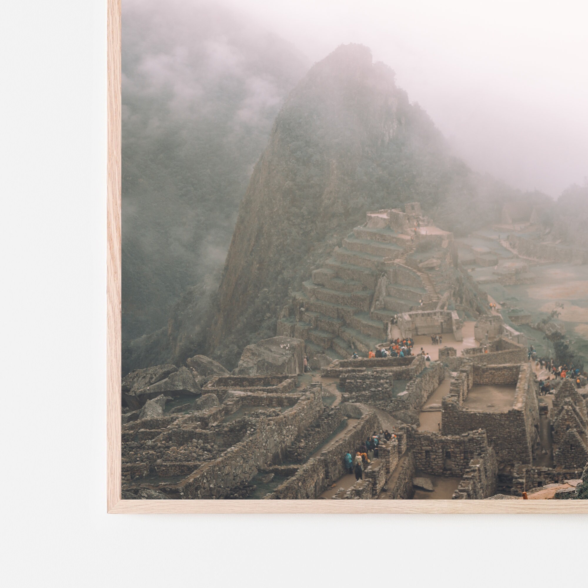 Machu Picchu With Llama Wall Art Peru Print Llama Print Machu Picchu ...