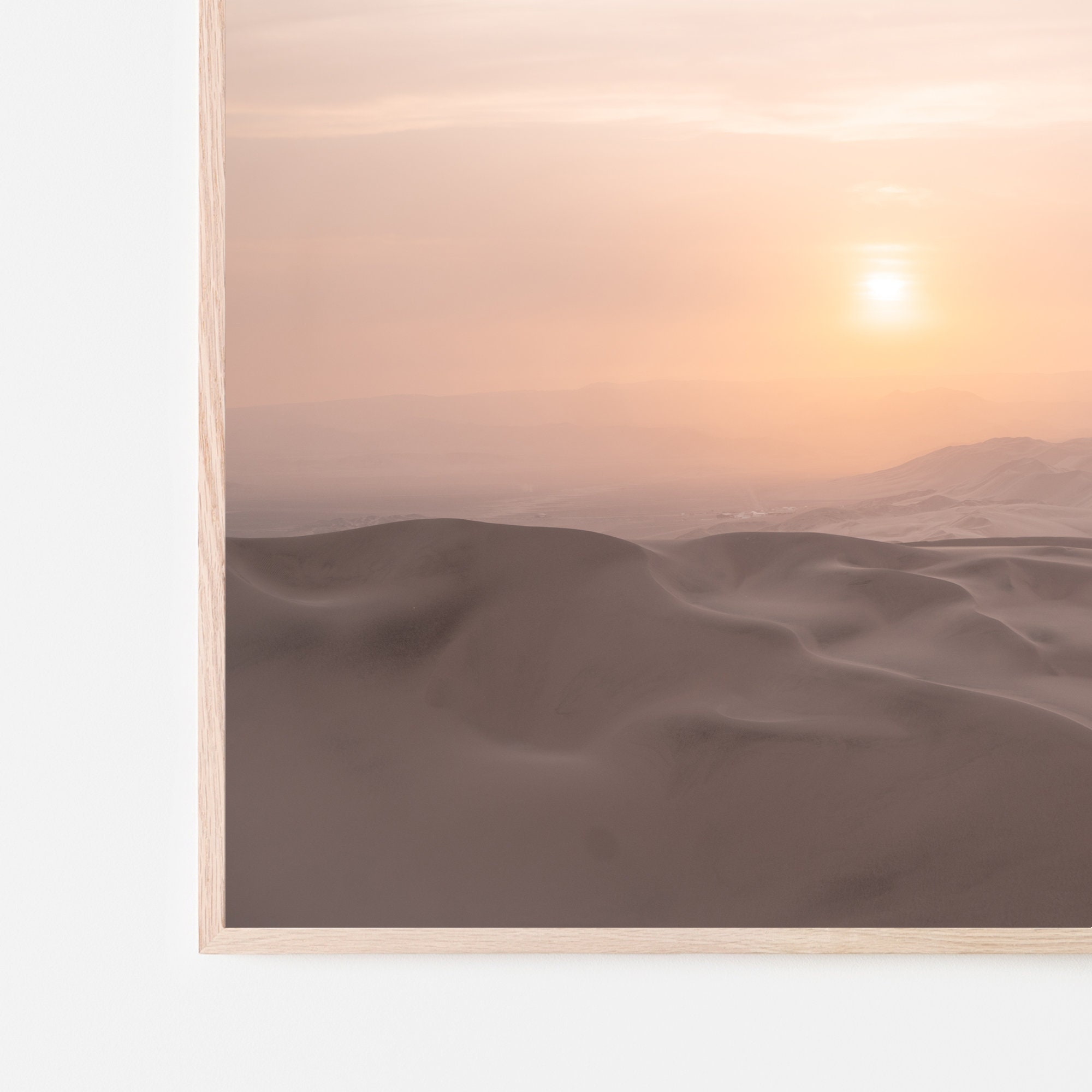 Sand Dunes Sunset Wall Art Desert Sand Print Sunset Prints | Etsy