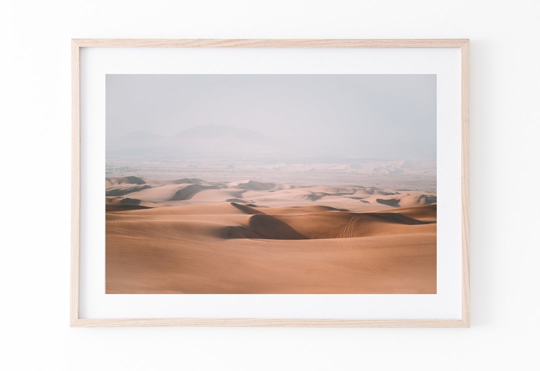 Desert Sand Print | Sand Dunes Print | Aerial Wall Art | Peru Art ...