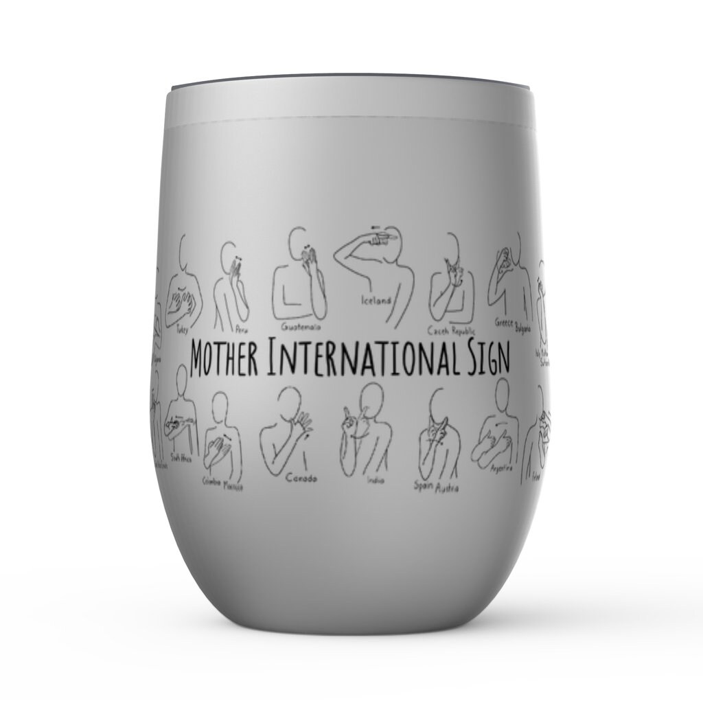 20 Mother Sign Language Wine Tumblers Mother's Day Gift Gifts for Mom ...
