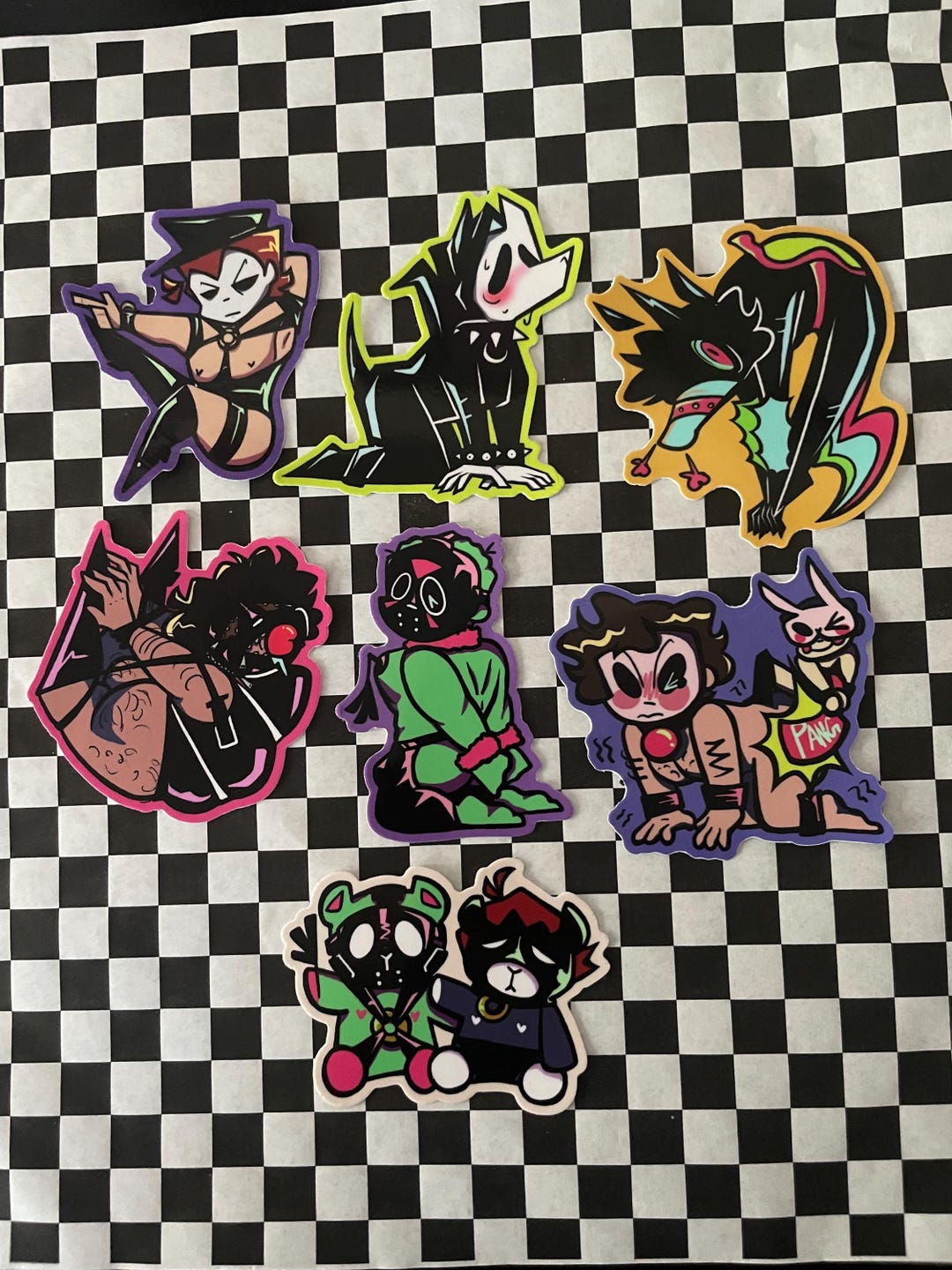 Slasher Kink Sticker Set - Etsy