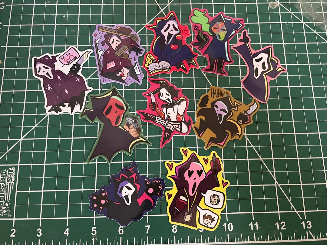 Ghostface Stickers - Etsy