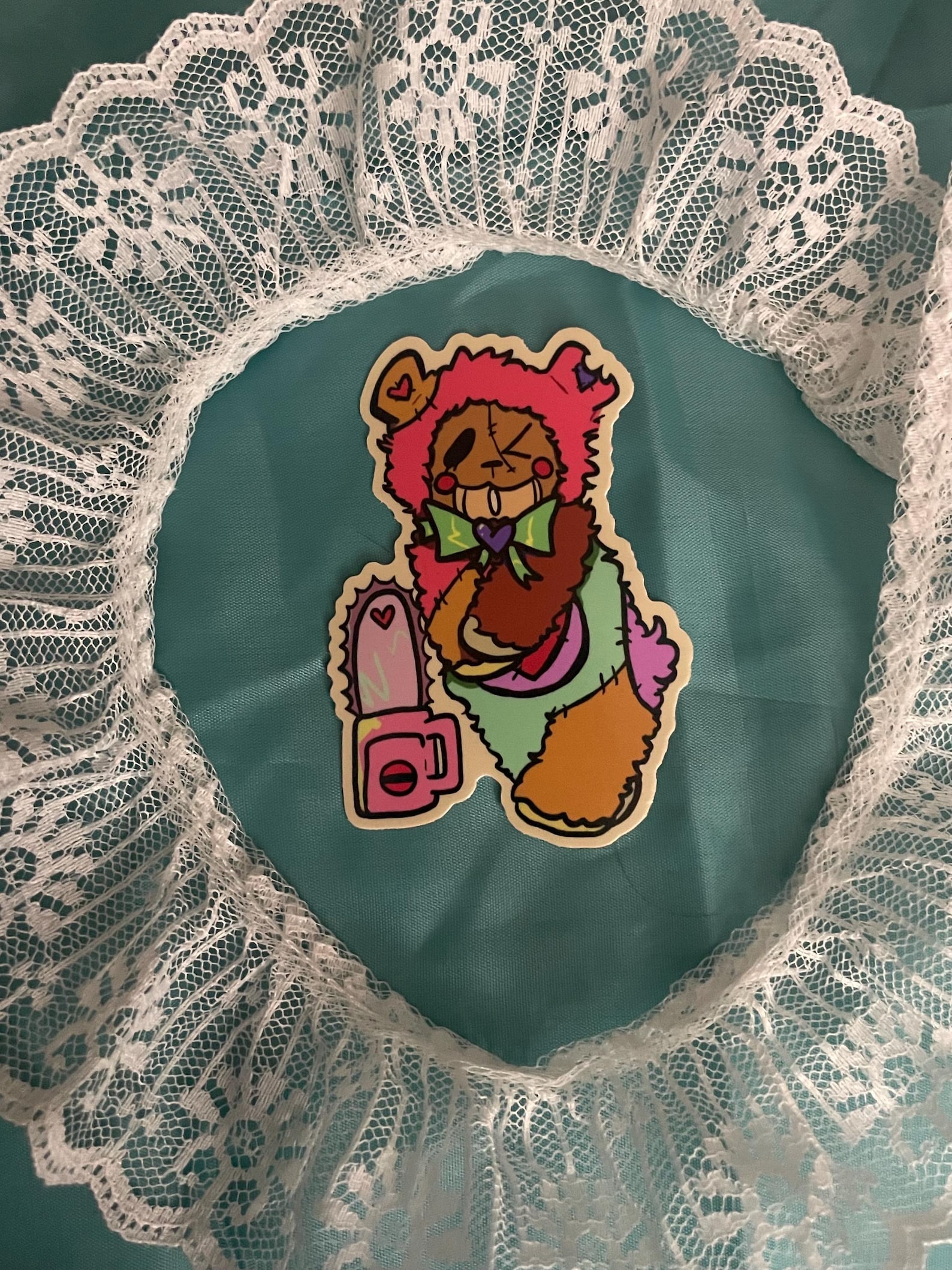 Slasher Pookie Bear Sticker Set - Etsy