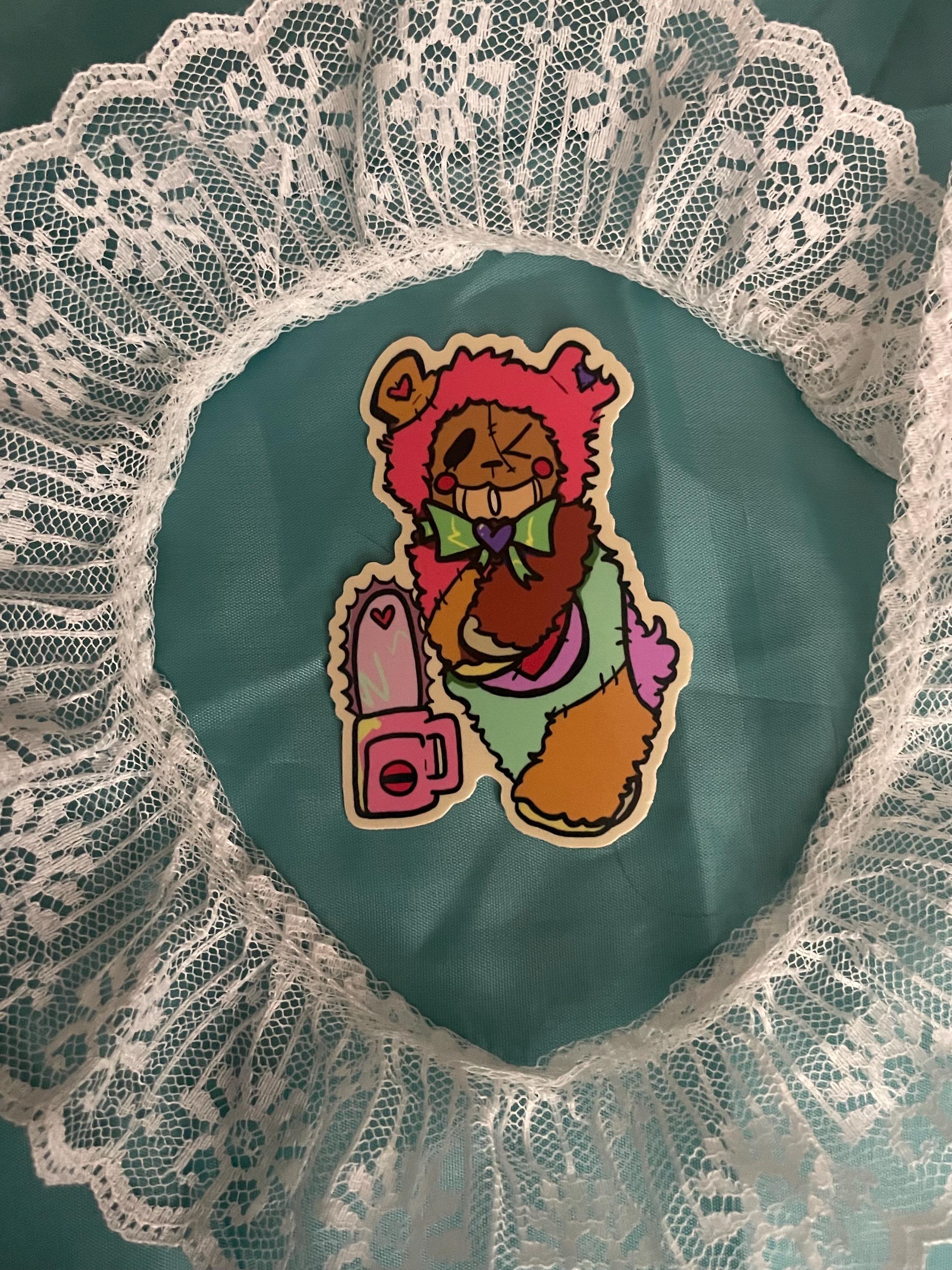 Slasher Pookie Bear Sticker Set - Etsy