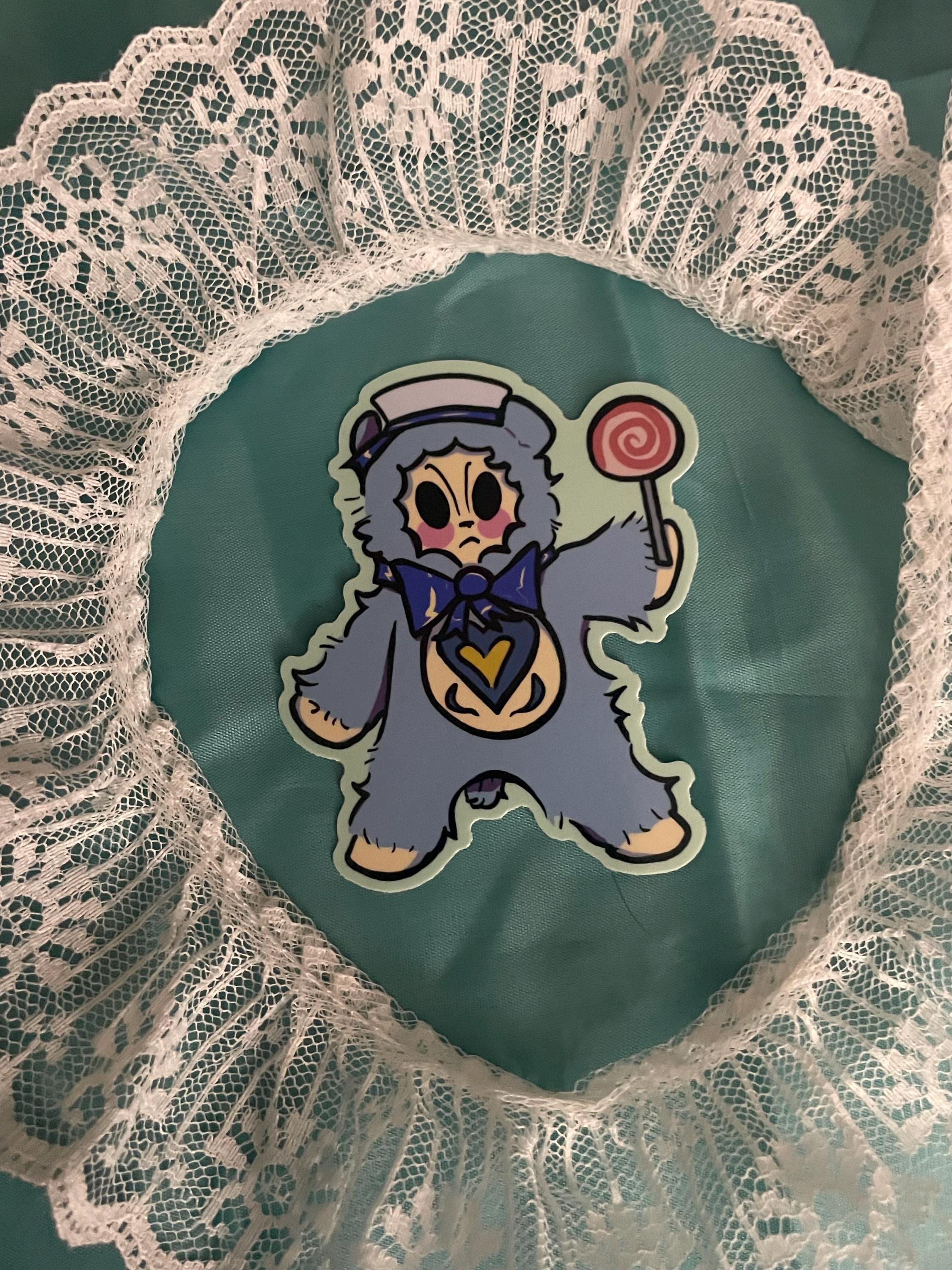 Slasher Pookie Bear Sticker Set - Etsy