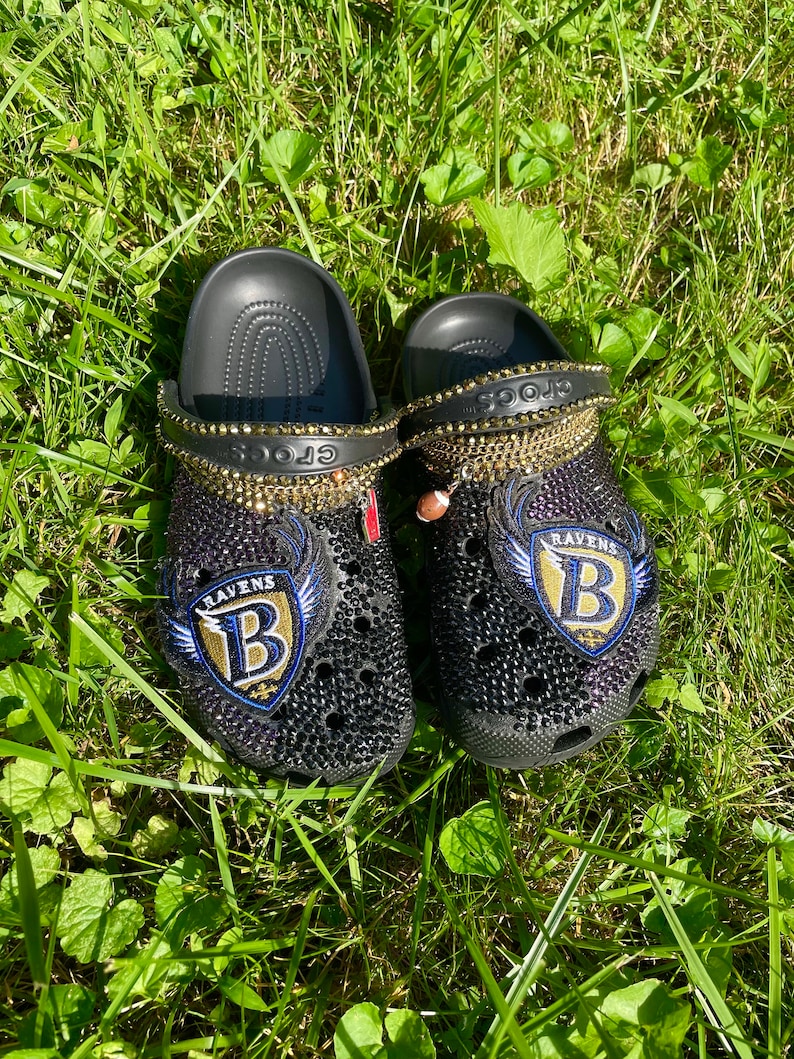 Custom Sports Team Crocs -junk,bedazzled - Etsy