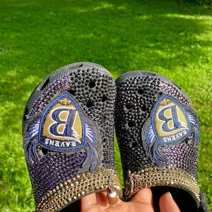 Custom Sports Team Crocs -junk,bedazzled - Etsy