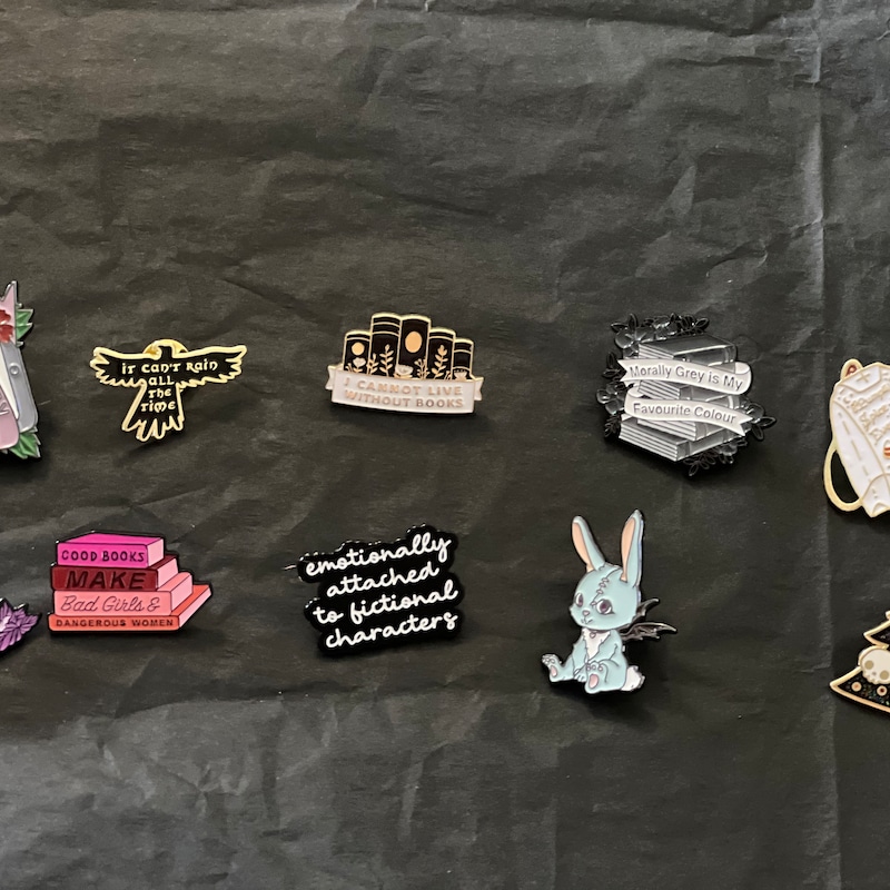Literary Pins - Etsy