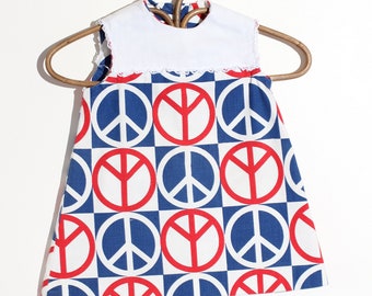 Peace Sign Dress - Etsy