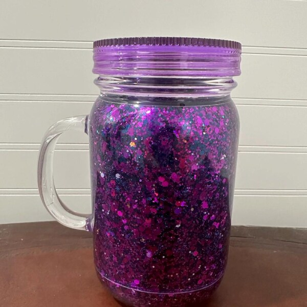 Glitter Mason Jars - Etsy