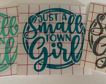 Small Town Decal - Etsy