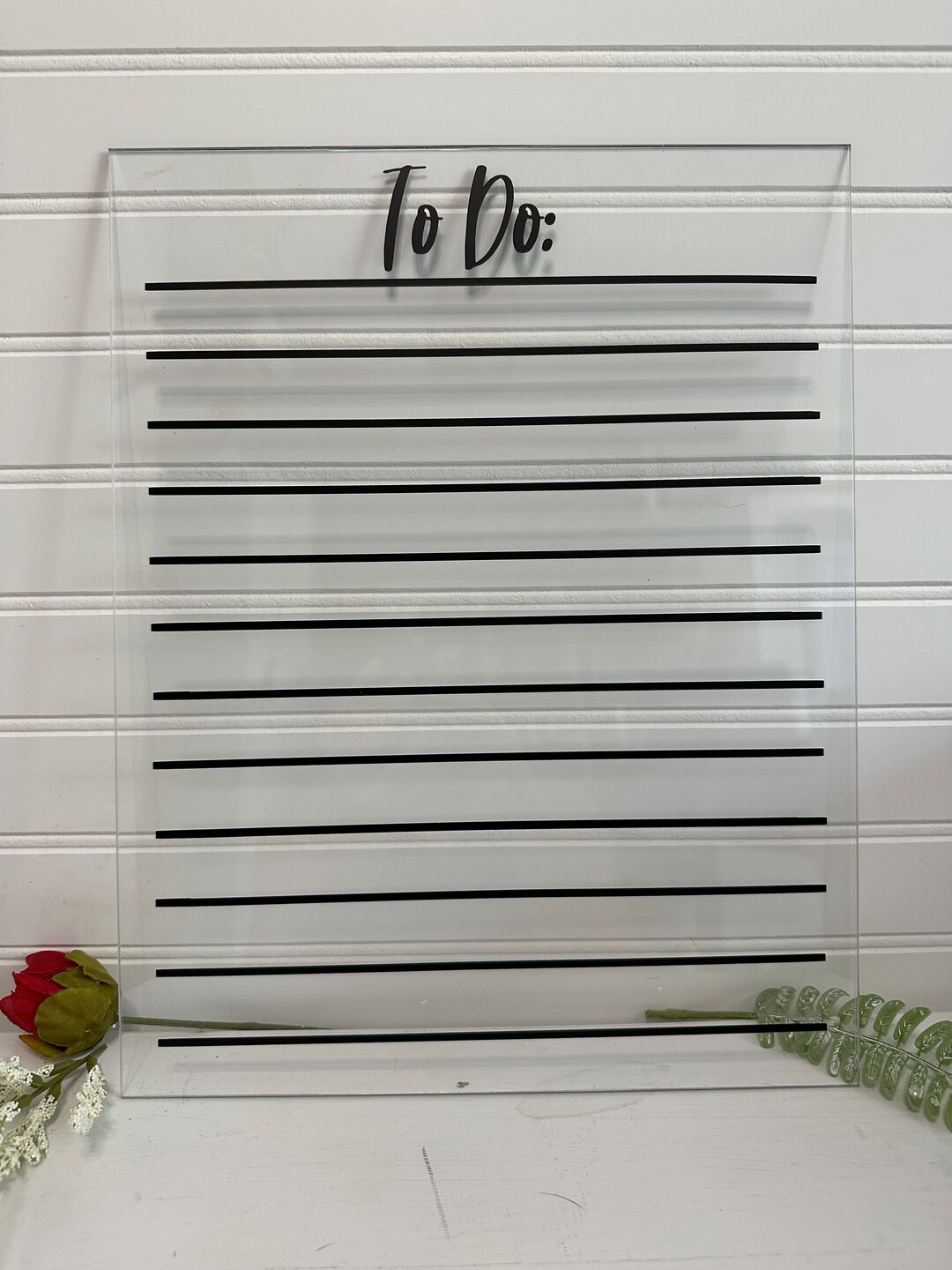 Acrylic to Do List Signto Do List Acrylic Board to Do List - Etsy
