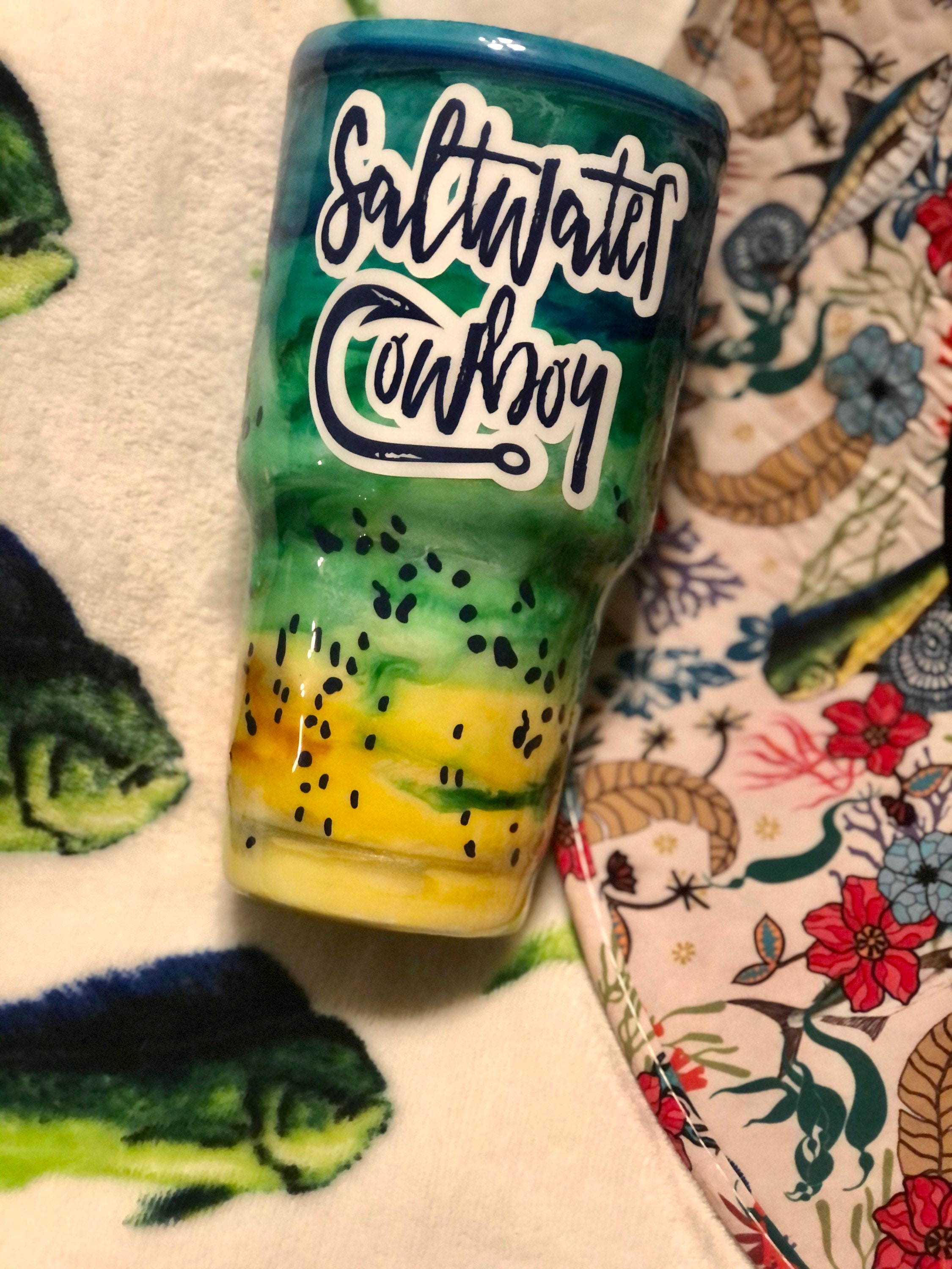 Custom Ombré Mahi Mahi Skin Tumbler - Etsy