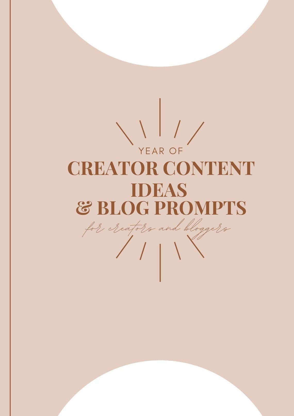 Year of Content Ideas and Blog Prompts for Bloggers, Content Creator ...