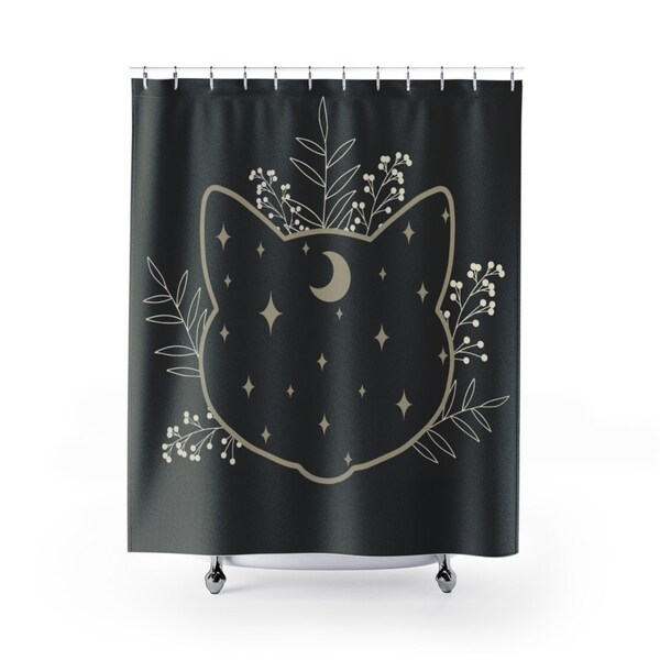 Moon Shower Curtain - Etsy