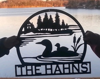 Loon Metal Sign, Loon Art, Wildlife Art, Duck Sign - Etsy