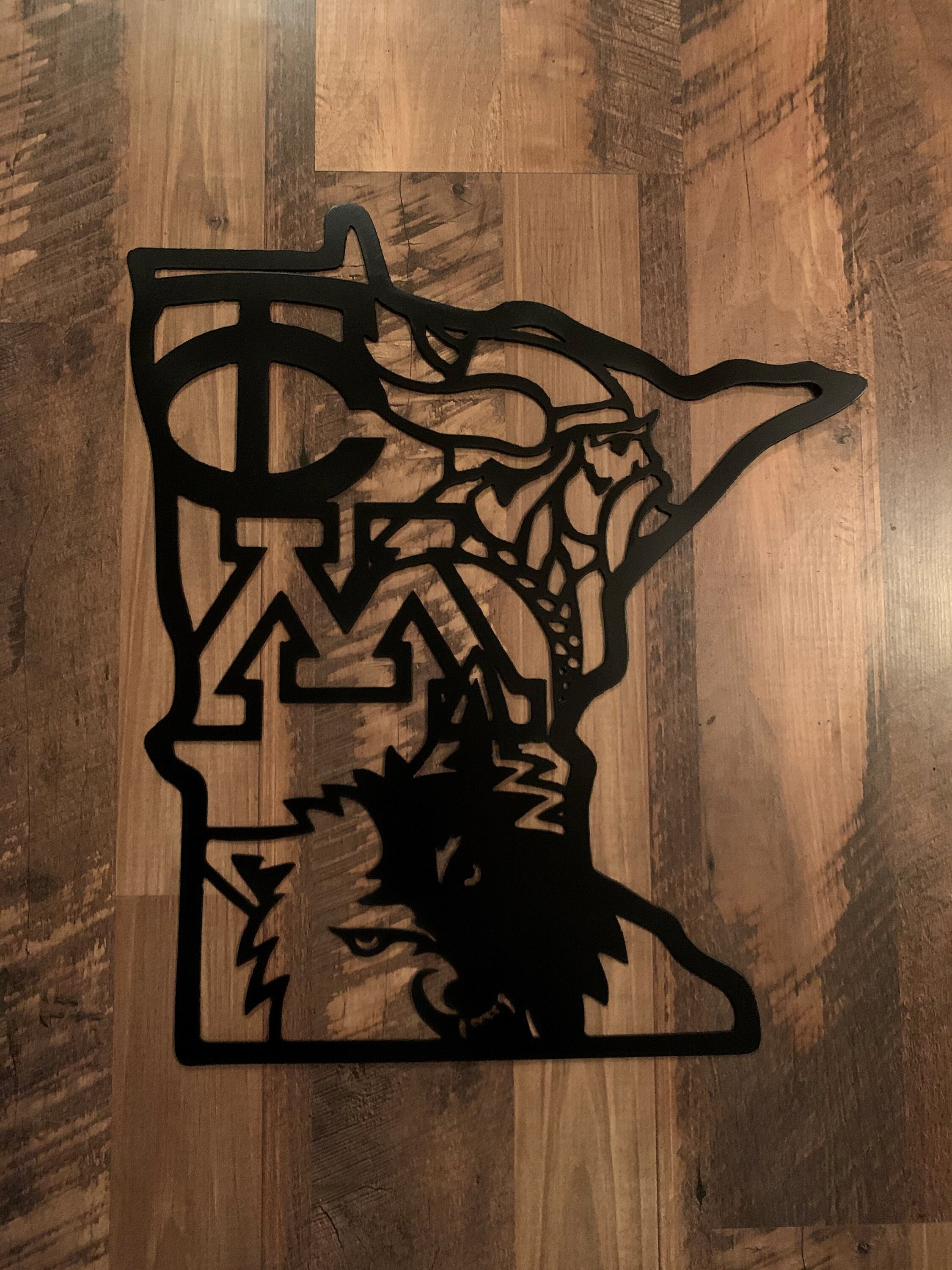 Minnesota Metal Sports Sign - Etsy